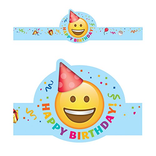 CTP Emoji Fun Happy Birthday Crown, Celebrating Birthdays, 30 Pieces (Creative Teaching Press 2565)