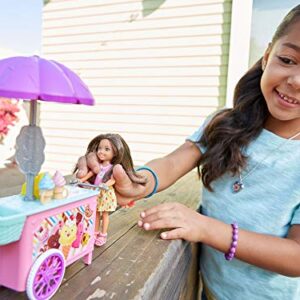 Barbie Club Chelsea Ice Cream Cart Doll & Playset