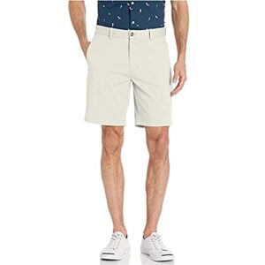 vineyard vines men's 9 inch stretch breaker shorts, stone, 35