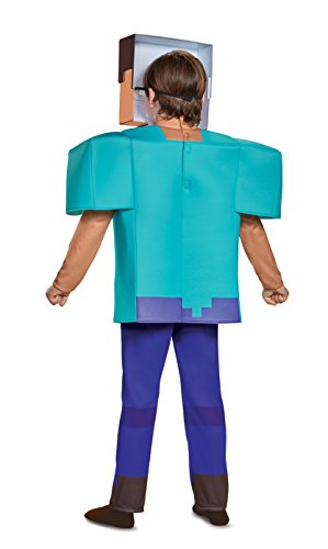 Steve Deluxe Minecraft Costume, Multicolor, Medium (7-8)