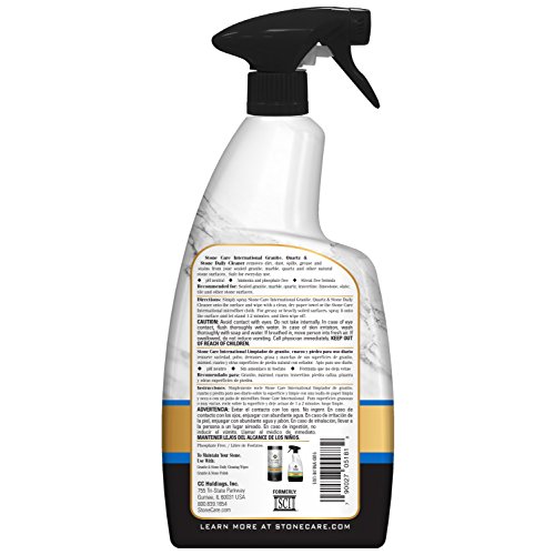 Stone Care International Granite Cleaner - 32 Fluid Ounces Granite & Stone Tile Travertine Limestone Slate Clean