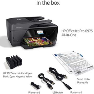 HP OfficeJet Pro 6975 All-in-One Wireless Printer, Double-Sided Print and Scan, HP Instant Ink, Works with Alexa (J7K36A)