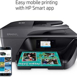 HP OfficeJet Pro 6975 All-in-One Wireless Printer, Double-Sided Print and Scan, HP Instant Ink, Works with Alexa (J7K36A)