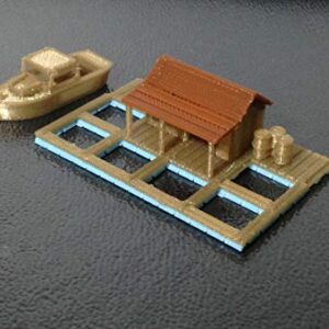 Outland Models Train Railway Layout Fishing Village Seawater Ponds N Scale 1:160