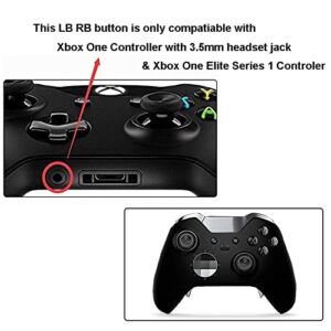 E-MODS GAMING® New LB RB Bumpers Triggers parts For Xbox One Elite Controller & with a 3.5mm jack Xbox one