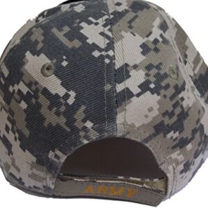 United States Army CAMO Baseball Style Embroidered HAT Flag us USA Cap