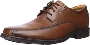 clarks men's tilden walk oxford, dark tan leather, 11 m us