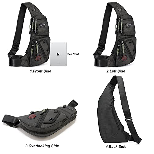 NICGID Sling Bag Chest Shoulder Backpack Crossbody Bags for Men Women