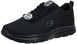 skechers men's flex advantage bendon work shoe, black, 11 wide