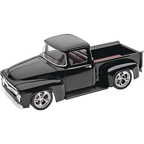 Revell 85-4426 Ford FD-100 Pickup Model Truck Kit 1:25 Scale 78-Piece Skill Level 4 Plastic Model Building Kit , Black, 12 years old and up