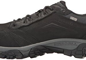 Merrell Men's Moab Adventure Lace Waterproof Hiking Shoe, Black, 9.5 M US