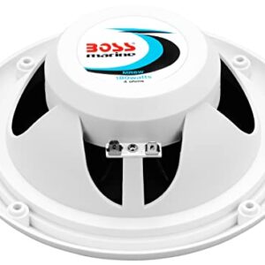 BOSS Audio Systems MCK632WB.6 Marine Weatherproof Receiver and Speaker Package - Bluetooth Audio, USB, MP3, AM FM, Aux-in, no CD Player, 6.5 Inch Weatherproof Speakers, Marine Dipole Antenna