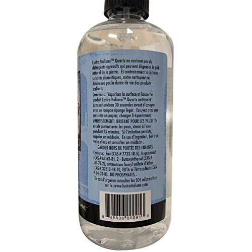 Lustro Italiano Quartz Stone Cleaner 16 oz.