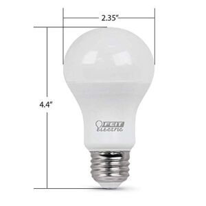 Feit Electric LED A19 Medium Base Light Bulb - 60W Equivalent - 10 Year Life - 800 Lumen - 3500K Neutral White - Non-Dimmable | 1-Pack