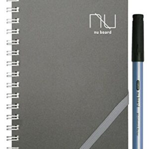 Nu Board Memo Size (4 x 7 inch) International Edition NASH04US08 Whiteboard Notebook - Dry Erase Notebook - Dry Erase Mini Size Board - Environmentally Reusable Notebook