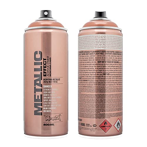 Montana Cans Montana EFFECT 400 ml Metallic Color, Copper Spray Paint, 13.5256 Fl Oz (Pack of 1)