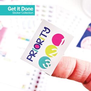 342 Planner Stickers - Get it Done Collection for Calendars and Planners. Checklists for Home, Work, Projects, Events, to-Do, Due Dates, Gift Giving, Goal Tracking, Reminders