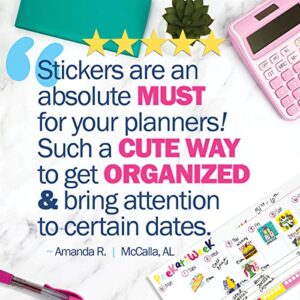 342 Planner Stickers - Get it Done Collection for Calendars and Planners. Checklists for Home, Work, Projects, Events, to-Do, Due Dates, Gift Giving, Goal Tracking, Reminders