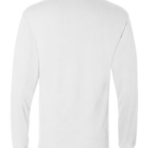 Hanes Men's Essentials Long Sleeve T-shirt Value Pack (2-pack), White,Large