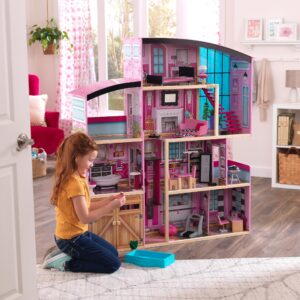 KidKraft Wooden Dollhouse Shimmer Mansion for 12" Dolls