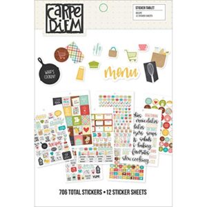 simple stories recipe sticker tablet