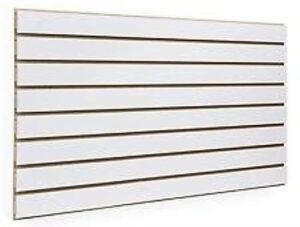 white slatwall panels 24"h x 48"l (set of 2 panels)