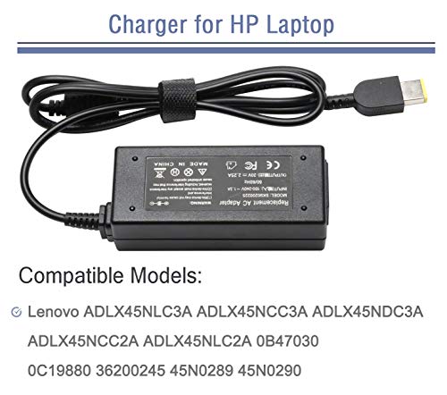 USB Tip 20V 2.25A 45W AC Adapter Laptop Charger for Lenovo ADLX45NLC3A ADLX45NCC3A ADLX45NDC3A ADLX45NCC2A ADLX45NLC2A 0B47030 0C19880 36200245 45N0289 45N0290