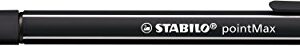 STABILO pointMax Felt Tip Pen, Black