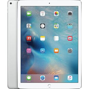 apple ipad pro tablet (128gb, lte, 9.7in) silver (renewed)