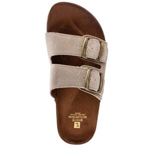 WHITE MOUNTAIN Shoes Helga Women's Sandal, LTTAUPE/Suede, 10 M