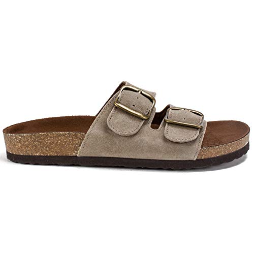 WHITE MOUNTAIN Shoes Helga Women's Sandal, LTTAUPE/Suede, 10 M