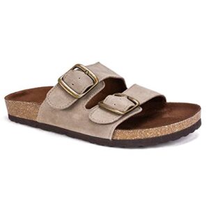 WHITE MOUNTAIN Shoes Helga Women's Sandal, LTTAUPE/Suede, 10 M