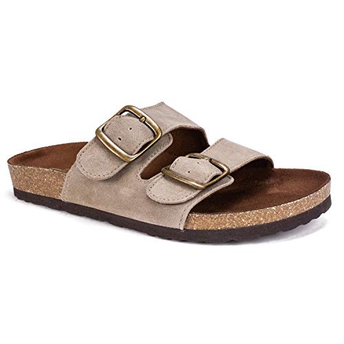 WHITE MOUNTAIN Shoes Helga Women's Sandal, LTTAUPE/Suede, 10 M