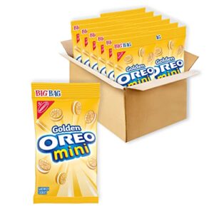 oreo mini golden sandwich cookies, 12 - 3 oz big bags