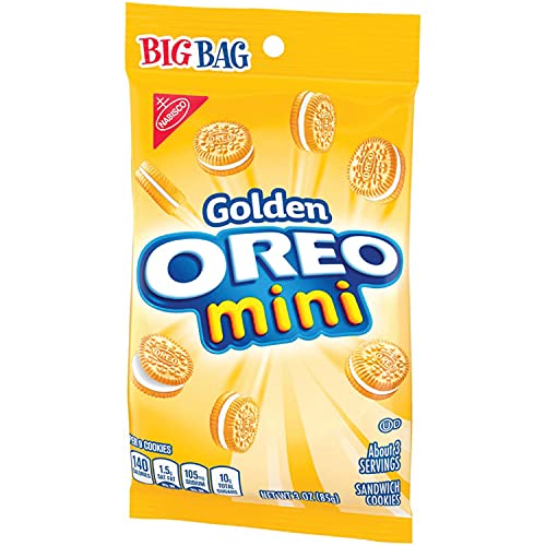 OREO Mini Golden Sandwich Cookies, 12 - 3 oz Big Bags