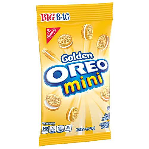 OREO Mini Golden Sandwich Cookies, 12 - 3 oz Big Bags