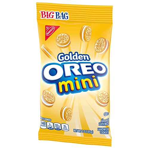 OREO Mini Golden Sandwich Cookies, 12 - 3 oz Big Bags