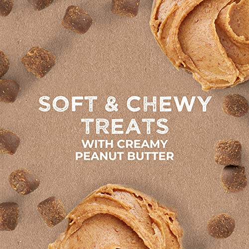 Cloud Star Tricky Trainers Soft & Chewy Dog Training Treats 5 oz Pouch, Peanut Butter Flavor, Grain-Free Low Calorie Behavior Aid with 130 treats