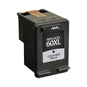 Inksters of America Remanufactured Ink Cartridge Replacement for HP 60XL Black CC641WN (HP 60XL)