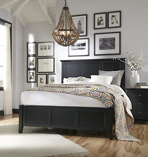 Modus Furniture Solid Wood 2-Side Storage Bed, California King, Paragon - Black