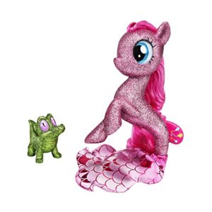 my little pony: the movie pinkie pie seapony figure with light-up base (amazon exclusive)