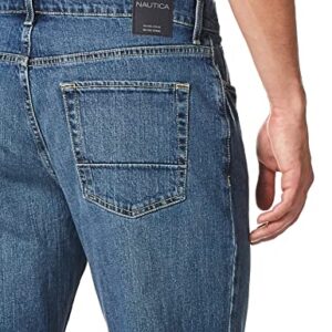 Nautica Men's Big & Tall Relaxed Fit Denim Jeans, Gulf Stream Wash, 40W x 34L