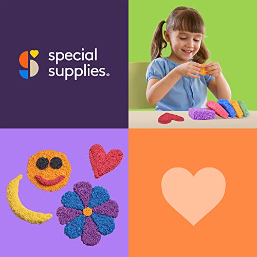 Special Supplies Fun Foam Modeling Foam Beads Play Kit, 5 Blocks Children’s Educational Clay for Arts Crafts Kindergarten, Preschool Kids Toys Develop Creativity, Motor Skills