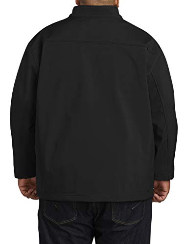 Amazon Essentials Men's Water-Resistant Softshell Jacket, Black, X-Large