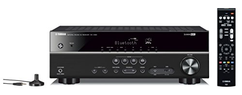 Yamaha RX-V383BL 5.1-Channel 4K Ultra HD AV Receiver with Bluetooth