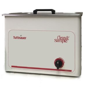 tuttnauer usa csu3h ultrasonic cleaning machine with heater three gallon capacity