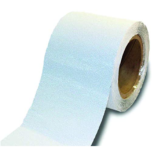 ifloortape White Permanent Reflective Outdoor Basketball/Pickleball Court Marking Tape for Asphalt, Pavement, and Concrete (2 Inches x 150 Feet per Roll)