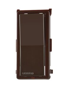 leviton ddkit-sb decora digital/decora smart switch color change kit, brown