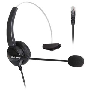 VoiceJoy Office Headset Headphones Only for Cisco IP Phones 7940 7960 7970 7962 7975 7961 7971 7960 8841 8845 etc