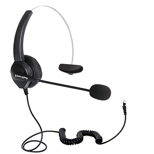 VoiceJoy Office Headset Headphones Only for Cisco IP Phones 7940 7960 7970 7962 7975 7961 7971 7960 8841 8845 etc